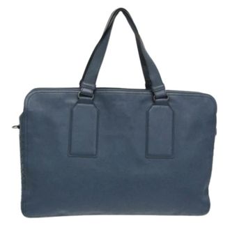 Bottega Veneta Sac daffaires Pre-owned - Homme - Pre-owned - Bleu - Taille: ONE Size