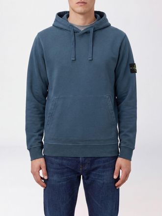 Stone Island Sweat &agrave; capuche en coton coupe d&eacute;contract&eacute;e avec poche kangourou