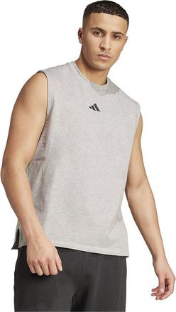 adidas Mens D4T X Sleeveless Shirt Medium Grey Heather XL