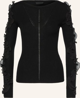 Liu Jo Liu Jo Pullover Mit R&uuml;schen schwarz