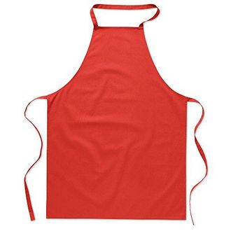 eBuy GB 1 St&uuml;ck Catering Cooking Uni Chefs Unisex K&uuml;chensch&uuml;rze Baumwolle Rot