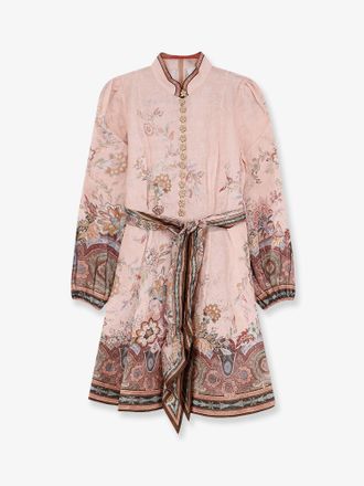 Zimmermann Alchemy linen dress with floral print - ZIMMERMANN - gender_Woman