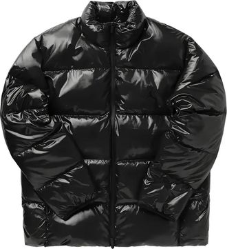 Nike Jordan veste imperméable zippée à bords contrastants - Noir