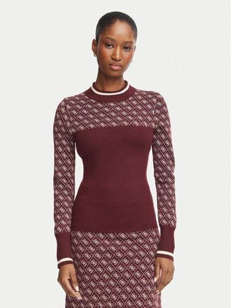 Guess Pullover W5BR24 Z3JD2 Dunkelrot Slim Fit