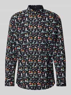 Montego Freizeithemd mit Knopfleiste