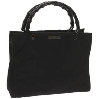Gucci Pre-owned Canvas Handtasche - - Pre-owned - Damen - Schwarzk - ONE SIZE