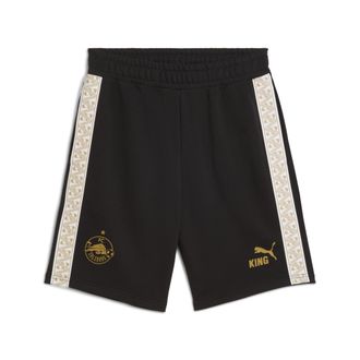 Puma Short molletonn&eacute; KING FC Rouge Bull Salzburg Homme, Accessoires, Noir, XXL