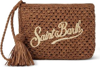 MC2 Saint Barth Femme, Sacs, Brun, Taille: ONE Size Pochette en raphia