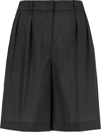 Bomboogie Femme, Shorts, Noir, Taille: 38 FR Fluid Lyocell Bermuda Shorts