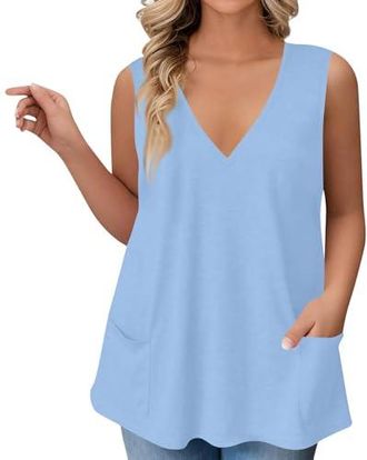 Generic Debardeur Femme Chic et &eacute;l&eacute;gant Chemisier sans Manche R&eacute;tro D&eacute;bardeur Crop Top Ete Haut Sexy Chic et Elegant Caraco Vetement Femme Ete Tee Shirt sans 