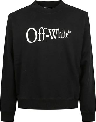 Off-white Homme, Sweatshirts et sweats &agrave; capuche, Noir, Taille: XS Run Arrow Skate Crewneck
