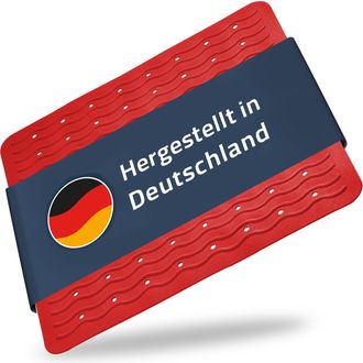 Ridder Duscheinlage Playa ca. 54x54cm, rot, 100% TPE | Made in Germany Duschmatte aus hautfreundlichem TPE. Maschinenfeste Antirutschmatte mit Saugn&auml;pfen & A
