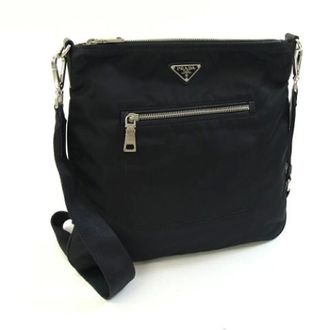 Prada unisex, Pre-owned, Noir, Taille: ONE Size Sac bandouli&egrave;re en nylon Pre-owned