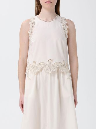 Forte_Forte Top FORTE FORTE Damen Farbe Ivory