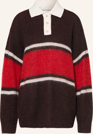 Closed Closed Rugbyshirt Mit Alpaka braun