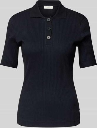 Marc O'Polo Slim Fit Poloshirt aus Baumwoll-Modal-Mix