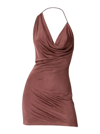 Amazu&igrave;n Kurzes Kleid - Braun