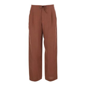Brunello Cucinelli Wide Hosen - - Trousers - Damen - Braun - M