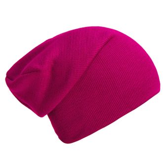 DonDon Mütze Herren Mütze Damen Wintermütze Slouch Beanie - Magenta