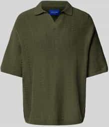 Jack & Jones Relaxed Fit Poloshirt mit Lochmuster Modell PAROS