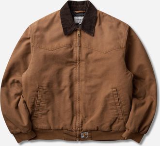 Carhartt Work in Progress Men s OG Santa Fe Jacket Hamilton Brown / Tobacco (Stone Canvas)