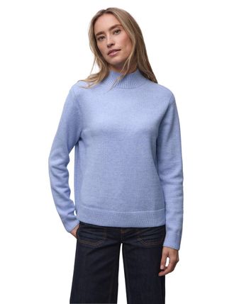 Street One Kuscheliger Pullover Frosted Blue Mel. 40