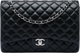Chanel Sac bandouli&egrave;re Classic Double Flap Pre-owned - Femme - Pre-owned - Noir - Taille: ONE Size