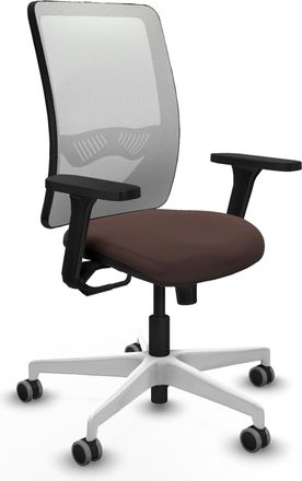 Piqueras y Crespo B&uuml;rostuhl Zulema mit 3D-Armlehnen, h&ouml;henverstellbare Lendenwirbelst&uuml;tze, ausgestattet mit 3 Positionen und Schneidschaum, mit Rollen von 65 mm, Parket