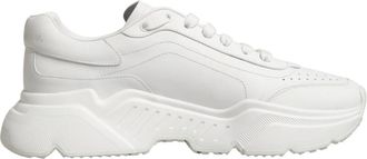 Dolce & Gabbana Homme, Chaussures, Blanc, Taille: 44 EU Baskets Basses