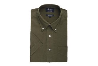 Bexley Colten MC - Chemise homme chambray vert foret