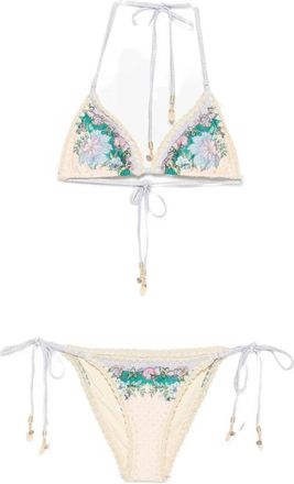 Zimmermann Femme, Maillots de bain, Multicolore, Taille: 36 FR Indra Crochet-Detail Bikini