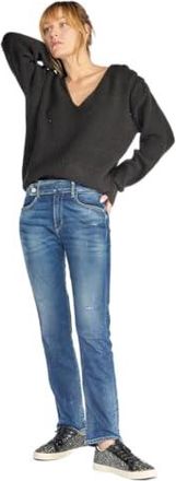 Le Temps Des Cerises Jeans Regular, Droit Old 400/17 mom Taille Haute 7/8ème