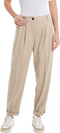 Replay Damen Stoffhose Baggy, Beige 769 (Beige), 33