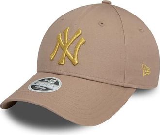 New Era 9Forty Damen Cap - Metallic New York Yankees Ash