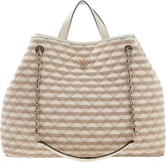 Guess Femme, Sacs, Beige, Taille: ONE Size Giully Shopper