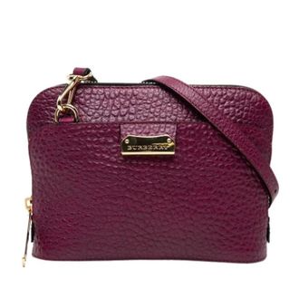 Burberry Pre-owned Harrogate Schultertasche - - Pre-owned - Damen - Lila - ONE SIZE