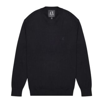 A|X Armani Exchange Baumwollmischung Rundhals-Pullover - - Knitwear - Herren - Schwarzk - XL