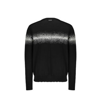 Herno Mens Black Cotton Sweatshirt Clothing