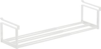 Generic 1 Stück erweiterbarer Schuhregal-Organizer, verstellbares Unterschrankregal, Teleskop-Set for Aufhängen for Platzsparen(White)