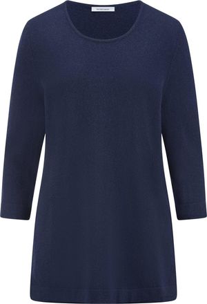 Peter Hahn Long-Pullover Peter Hahn blau