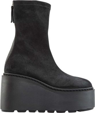 Vic Mati&eacute; Bottine Zeppa Stripy Zip - Femme - Chaussures - Noir - Taille: 39 EU