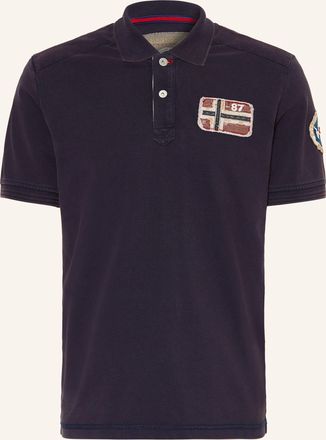 Napapijri Piqu&eacute;-Poloshirt E-Archive blau