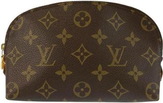 Louis Vuitton Pre-owned Monogram Cosmetic Pouch PM - Femme - Pre-owned - Brun - Taille: ONE Size
