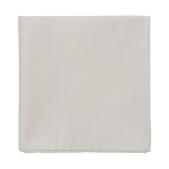 Emporio Armani Homme, Accessoires, Blanc, Taille: ONE Size Pure Silk Pocket Square with Jacquard Micro-Motif