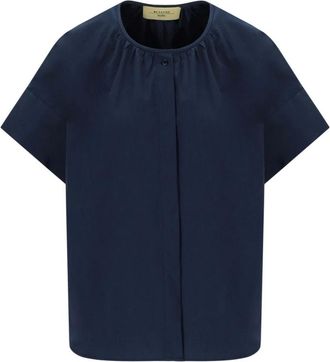 Max Mara Femme, Blouses et Chemises, Bleu, Taille: 36 FR Chemises