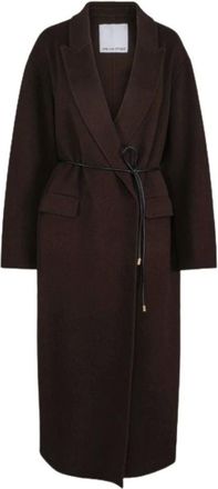 One & Other Femme, Manteaux, Brun, Taille: 38 FR Manteau Enola en laine