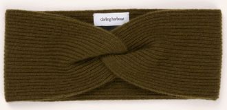 Darling Harbour Darling Harbour Stirnband Aus Cashmere gruen