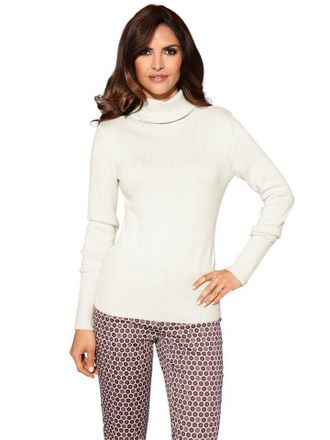 Heine Strickpullover Rollkragen-Pullover Langarm Feinstrick