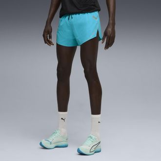 Puma Short fendu 3 RACEDAY ULTRAWEAVE Homme, V&ecirc;tements, Bleu, 3XL