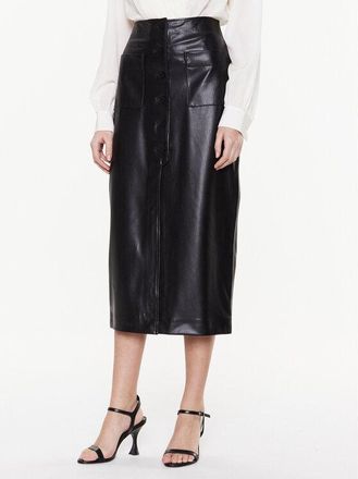 HUGO BOSS Bleistiftrock 50482529 Schwarz Slim Fit